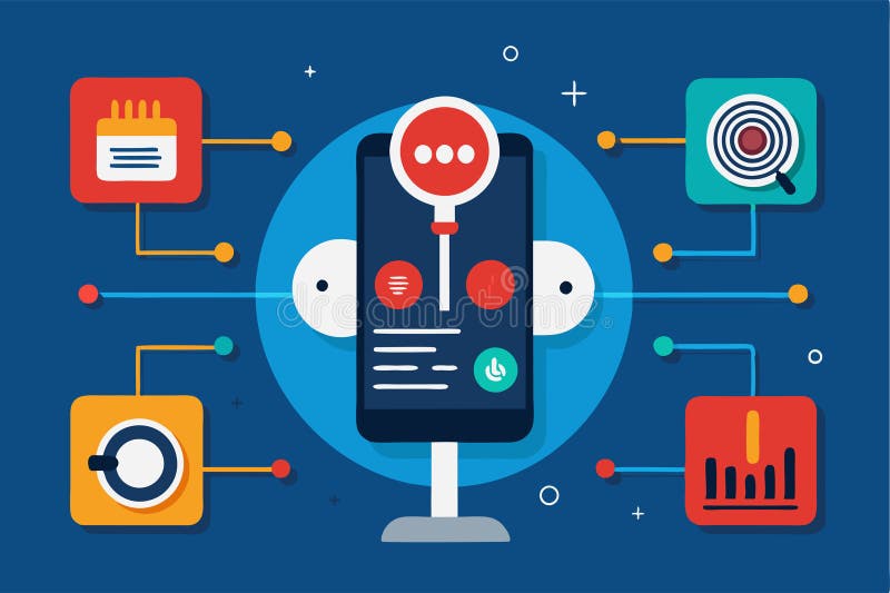 A Digital Display Presents a Customizable Voice Interface with Multiple ...