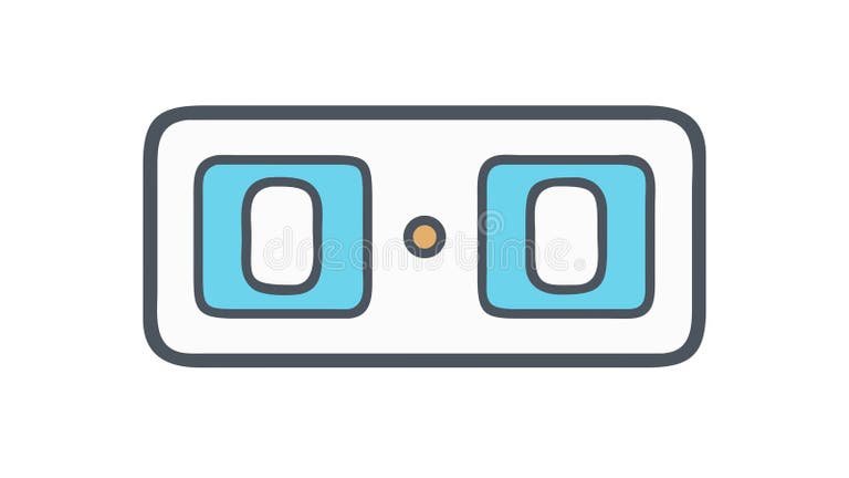 Digital Display Screen Numbers Vector, Vector Design Generative AI ...