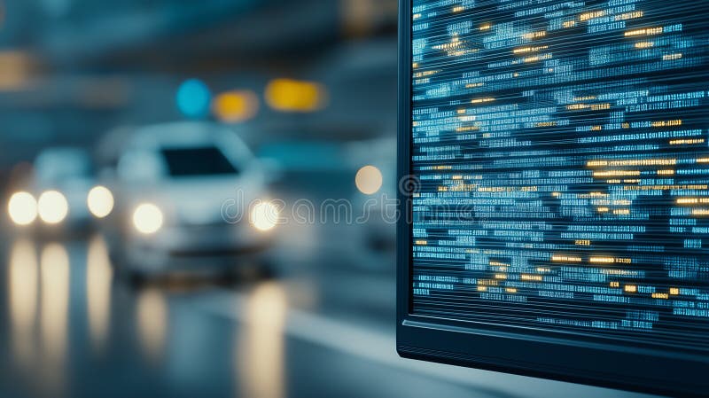 Digital Display is Showing Lines of Programming Source Code, Suggesting Software Development ...