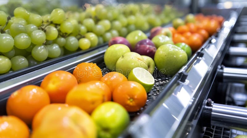 A Digital Display Showing the Percentage of Accurate Fruit Sorting ...