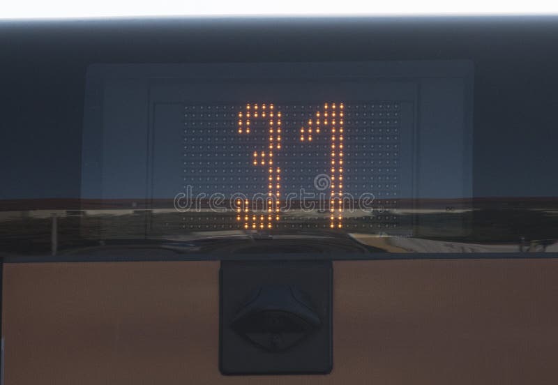 Digital Display Showing Values As Numbers Stock Image - Image of future ...