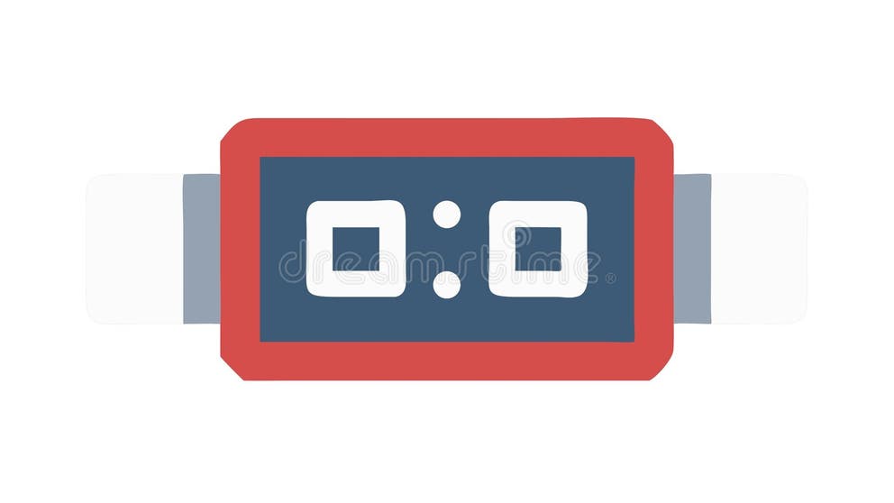 Digital Display Timer Score Zero Countdown Icon, Vector Design ...