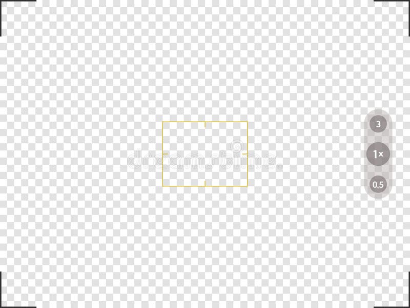 Digital Display Video Recorder Grid. Mobile Phone Camera Viewfinder ...