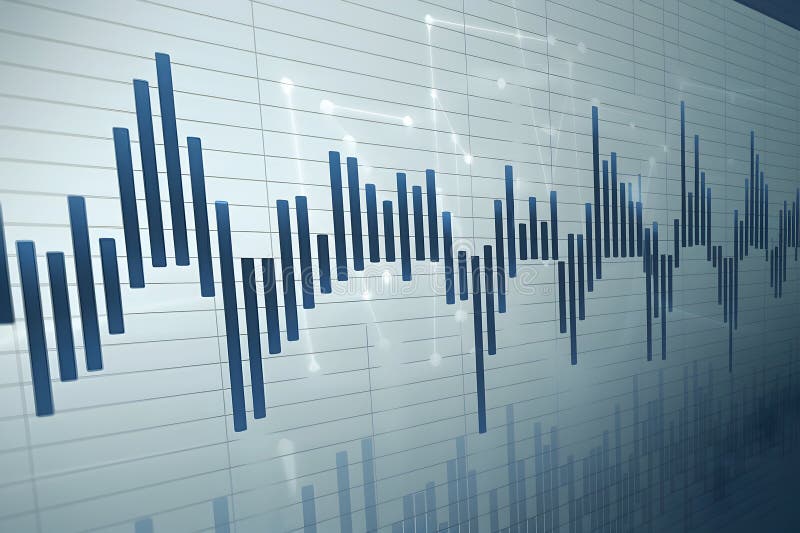 Digital Display with Waveform Modern, Tech Oriented Aesthetic. Stock ...