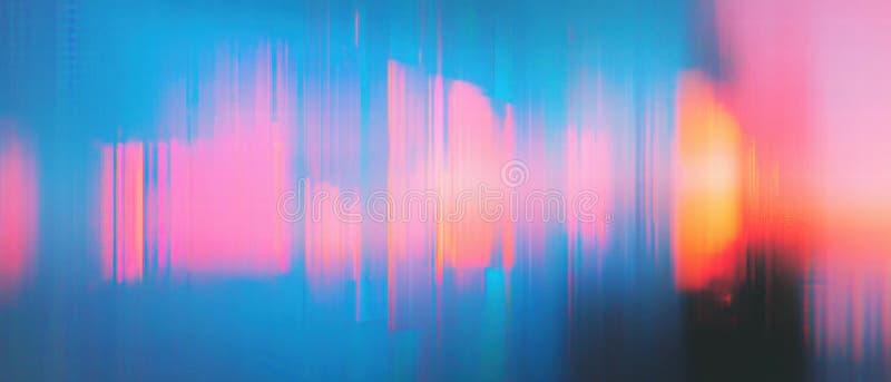 Digital Distortion Creates Abstract Patterns and Vibrant Glitch ...