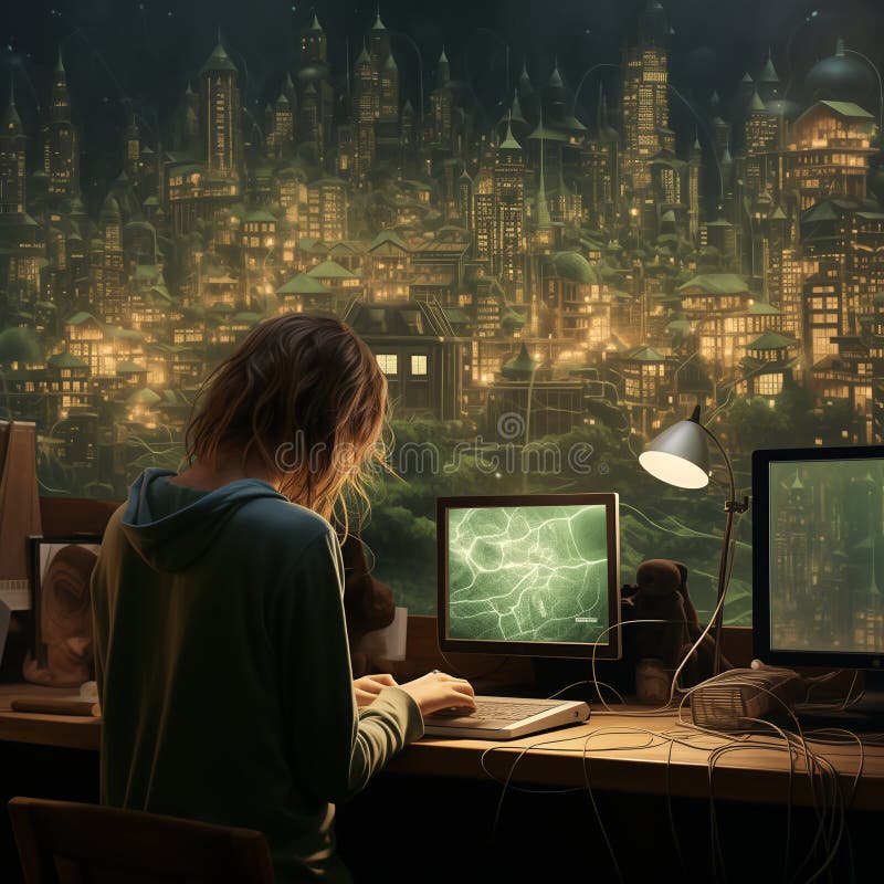 Digital Divide and Affects People Access To the Internet Stock Image ...