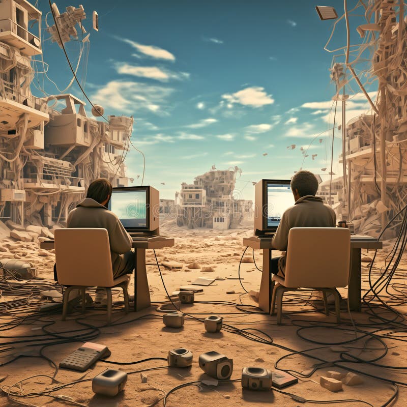 Digital Divide and Affects People Access To the Internet Stock Photo ...