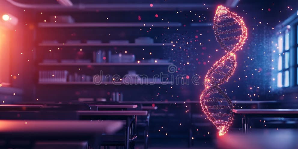Digital DNA Genetic Code Future Stock Illustration - Illustration of innovation, future: 381390583