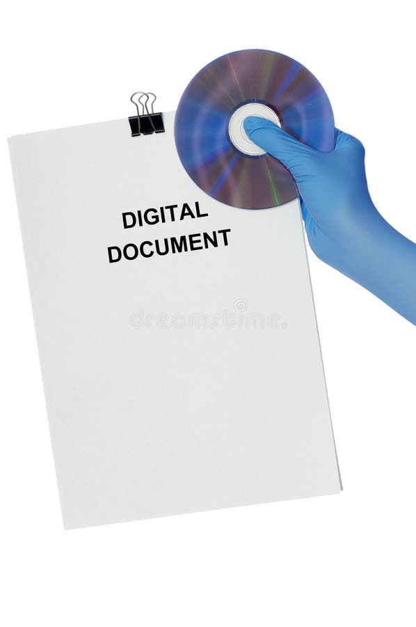 Documents Digital Files Computer Stock Image - Image of computer ...