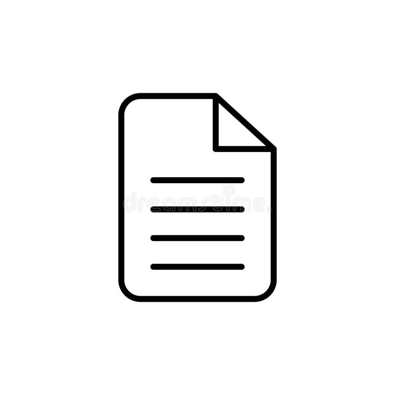 Digital Document Icon Ideal for File Management and Office Tools Stock ...