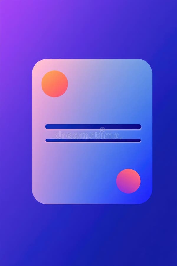 Digital Document Icon stock illustration. Illustration of cloud - 362604882