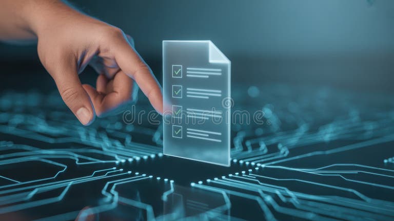 Digital Document Interaction with Futuristic Technology and Circuit ...