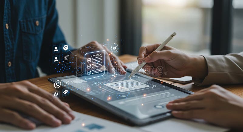 Digital Document Signing: Collaborative Tablet E-signature Process ...