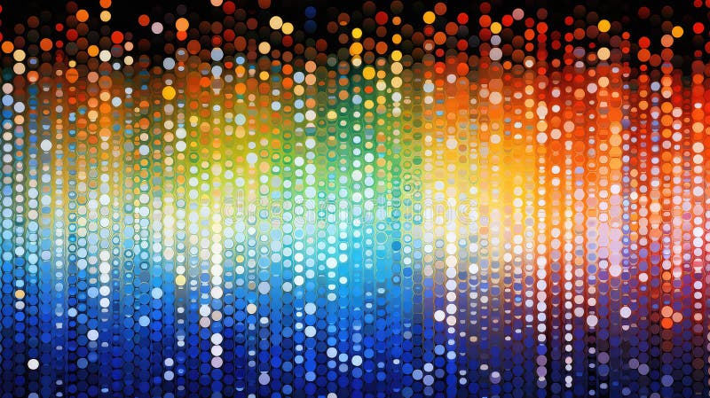 Digital Dot Technology Background Stock Illustration - Illustration of ...