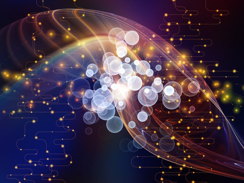 Digital Dots stock illustration. Illustration of abstract - 215710259