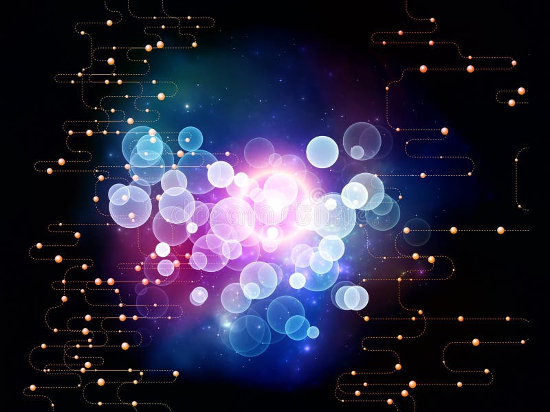 Digital Dots stock illustration. Illustration of circuit - 216968205