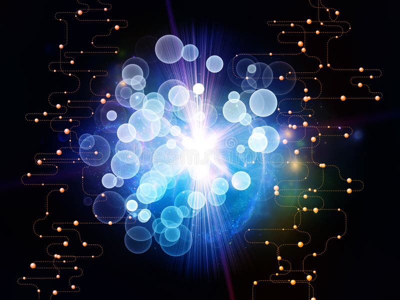 Digital Dots stock illustration. Illustration of composition - 216968207