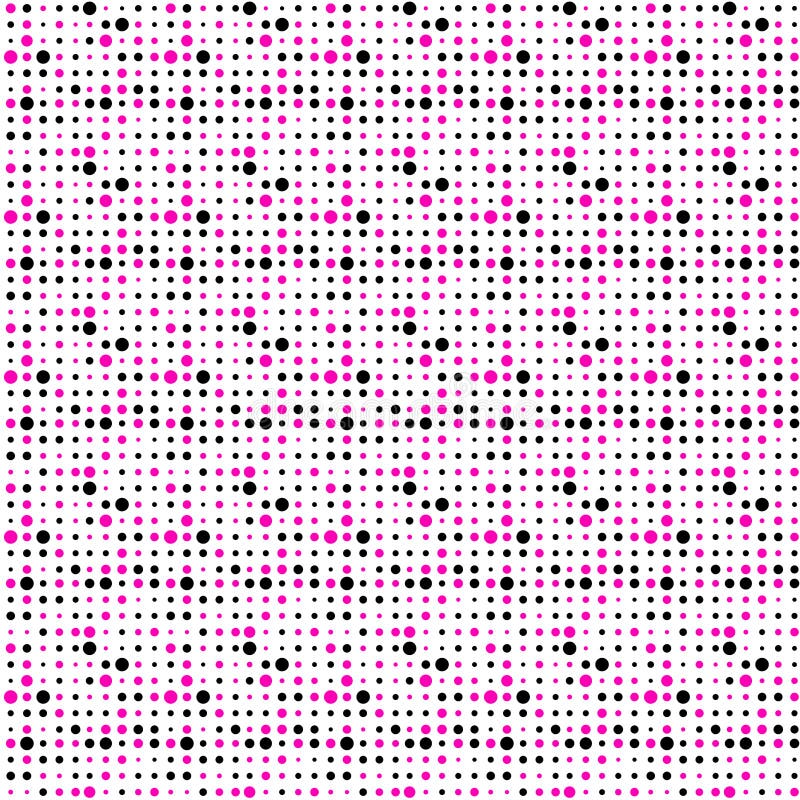 Digital Dots Seamless Pattern Background Stock Illustration ...