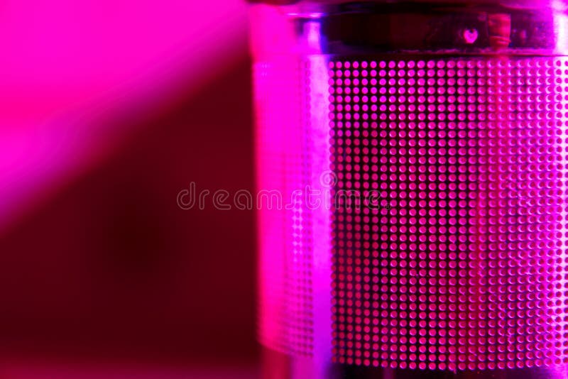 Digital Dotted Filter with Pink Neon Lights Stock Image - Image of ...