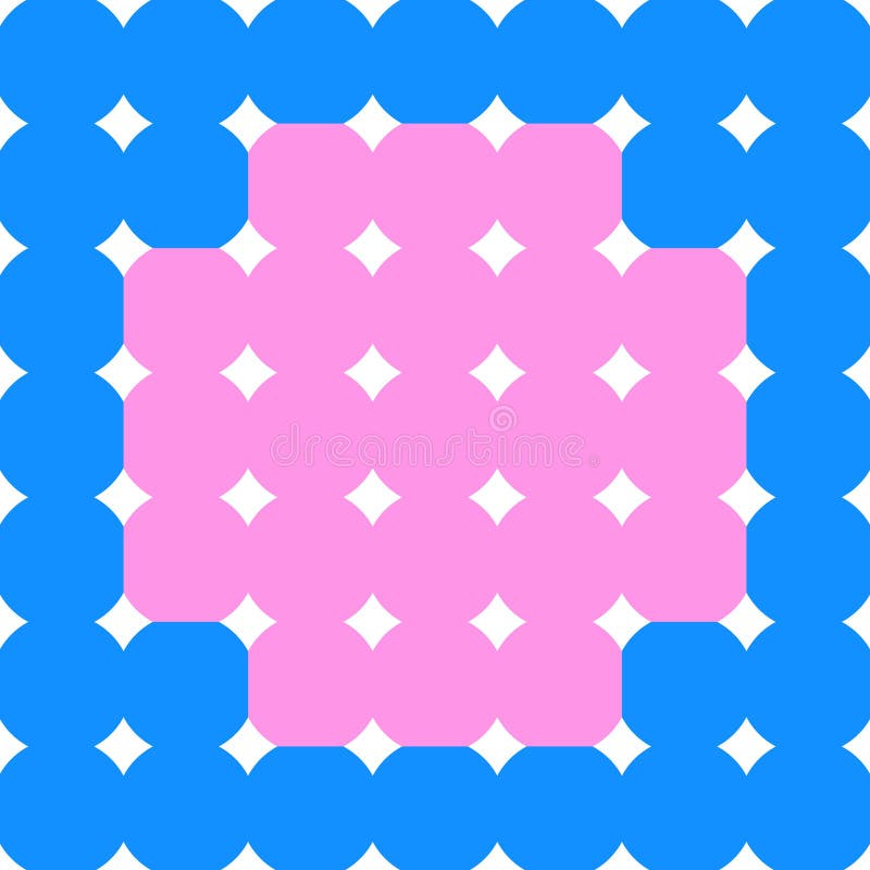 Digital Drawing. a Unique Combination of Stripes, Spots, Dots, Colors ...