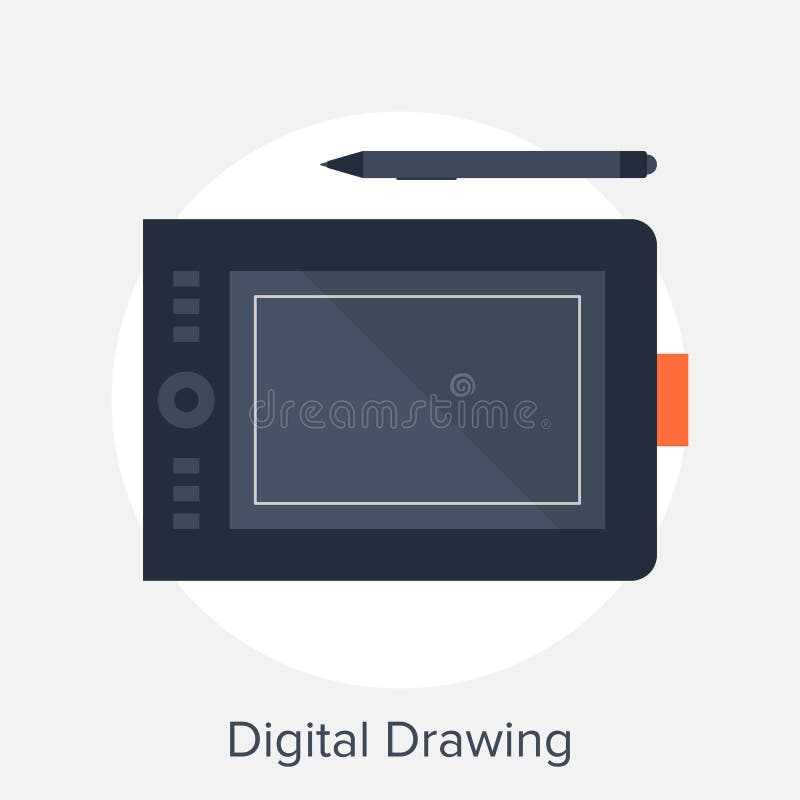 Digital Drawing in Wide Screen Format, Figurative, Minimalist, Delicate ...