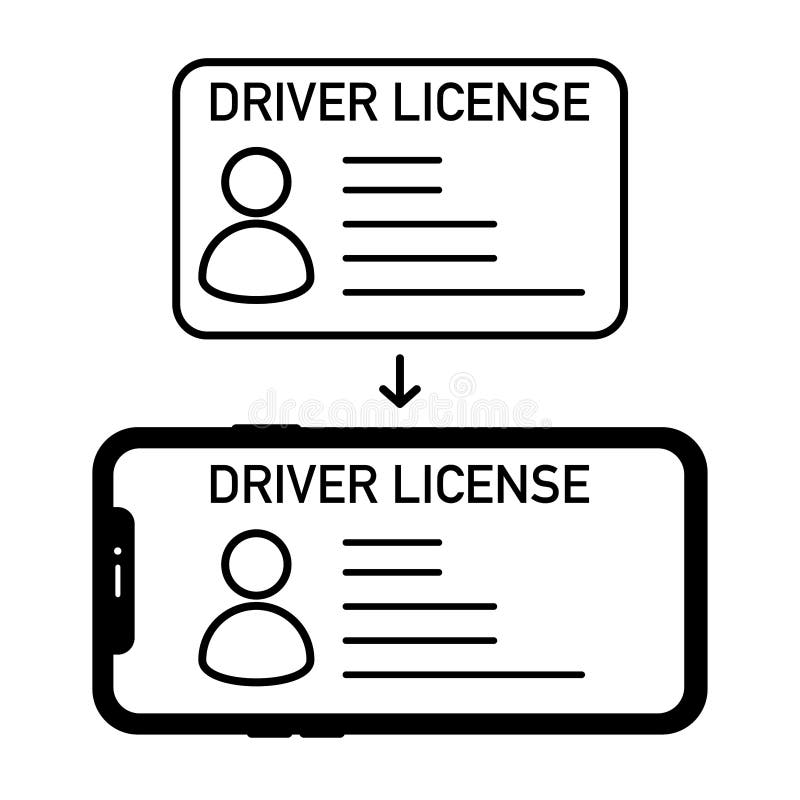 Digital Driver License Stock Illustrations – 451 Digital Driver License ...