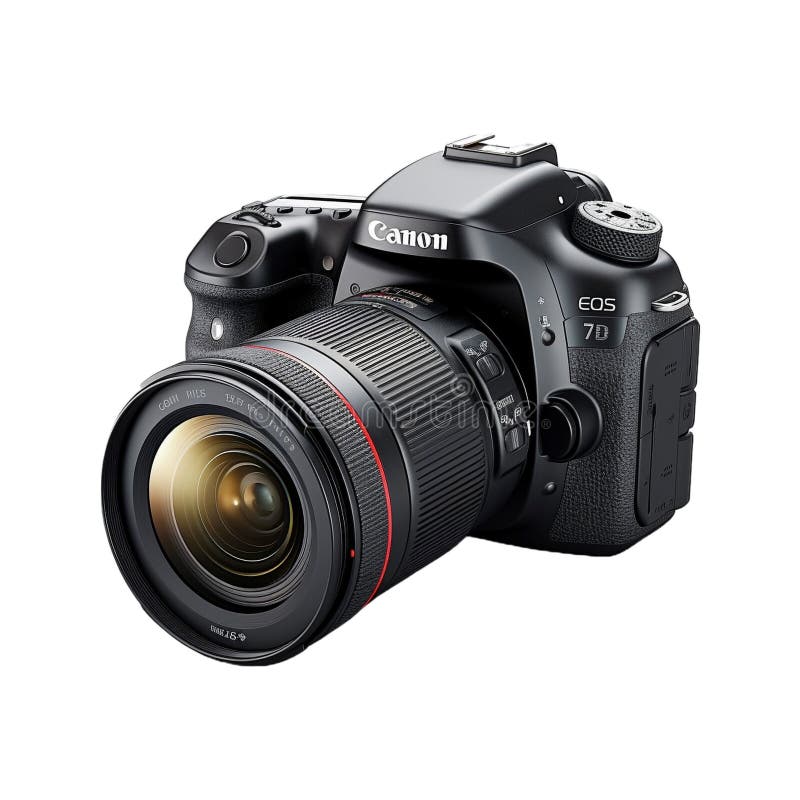 Digital DSLR Camera on Transparent Background - Ai Generated Stock ...