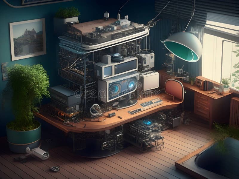 Digital Dwelling: Captivating Images of Technology in the House Stock ...