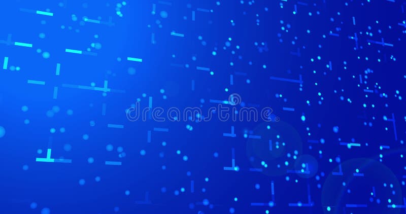Digital Dynamic 0 and 1 Binary Data Flowing Background. Stock Video ...
