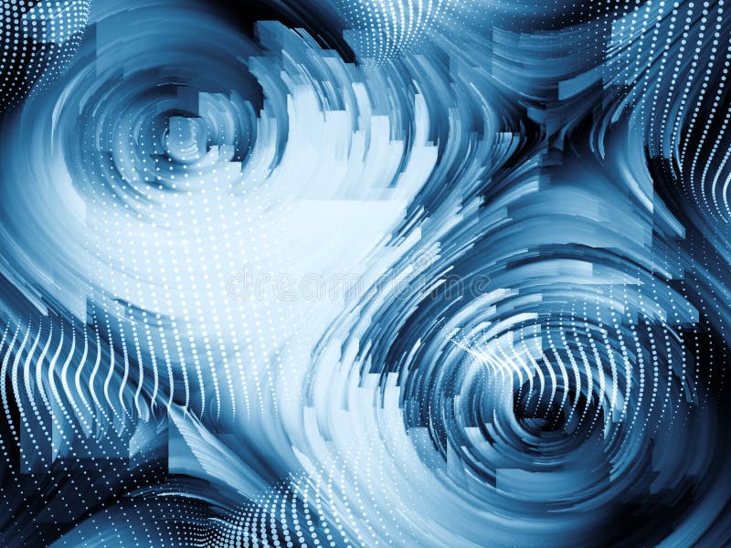 Digital Dynamic Composition Stock Illustration - Illustration of ...