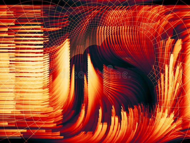 Digital Dynamic Design stock illustration. Illustration of background ...