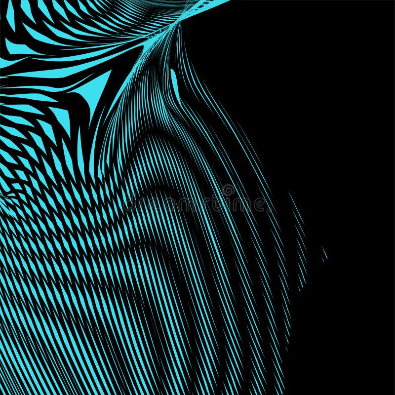 Digital Dynamic Mono Color Geometric Abstract Background with ...