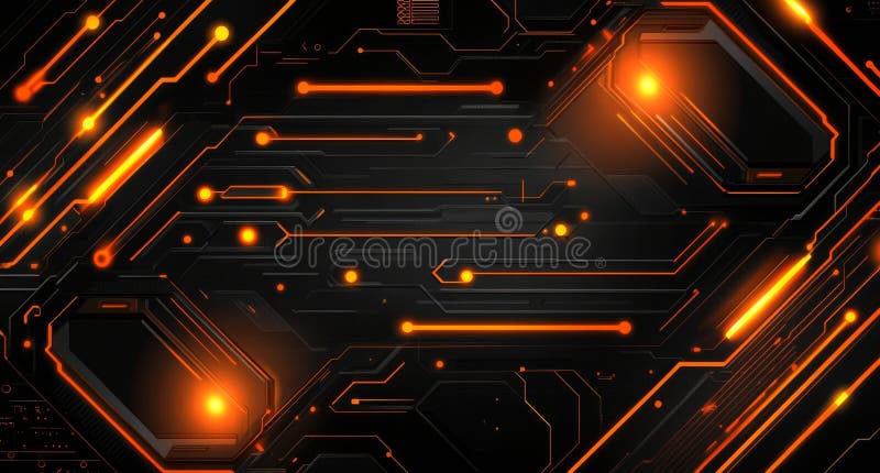 This Digital Dynamic Wallpaper is a Printed Circuit Board with Depth of ...