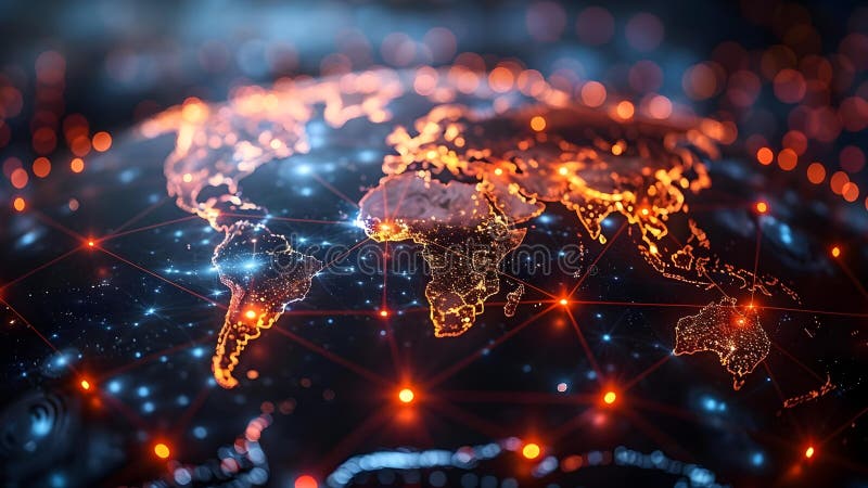 Digital Earth Connectivity with a U.S. Focus - Minimalist Style ...