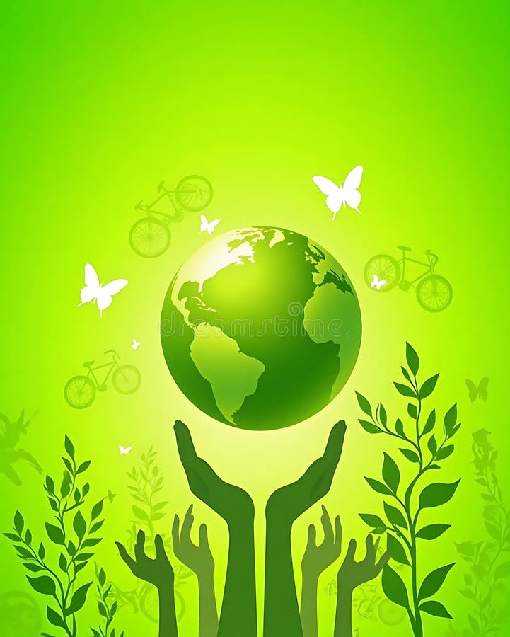 Digital Earth Day Poster Environment, Conservation, and Unity through ...