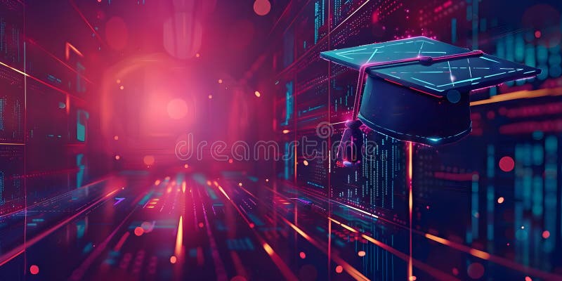 Digital Education Concept with Elearning Online Course Platform ...