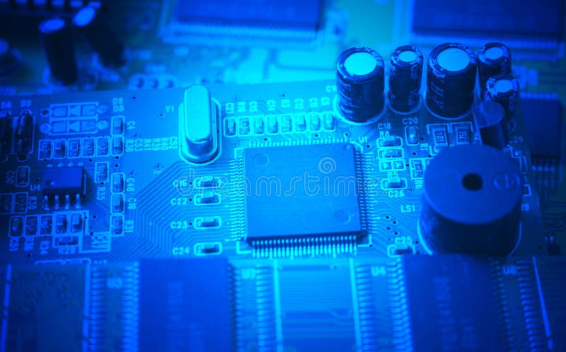 Microprocessor stock image. Image of board, digital - 277128131