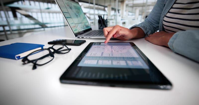 Digital Electronic Bill and Accountant E Invoice Stock Image - Image of ...