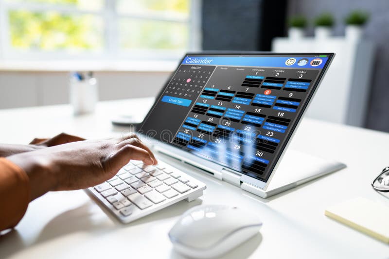Calendar Event Planner is Busy.calendar,clock To Set Timetable Organize ...