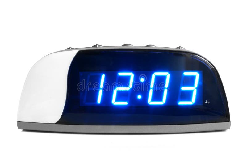 5 am Digital Clock (isolated) Stock Photo - Image of wait, schedule: 264182