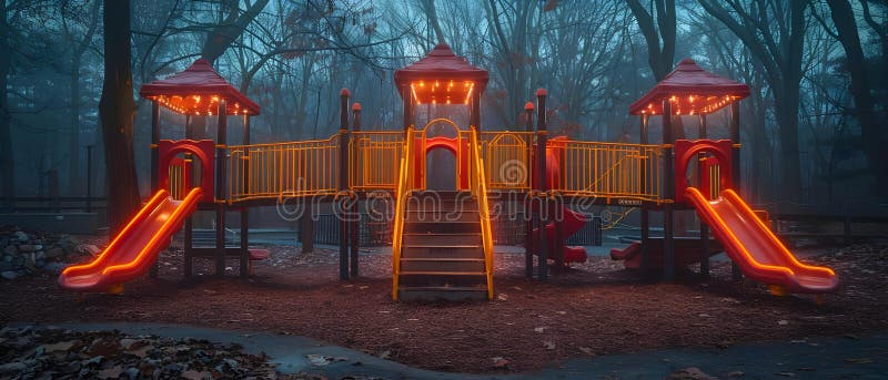 Digital Elements and Responsive Light Effects Create an Interactive Playground in Rural Area ...