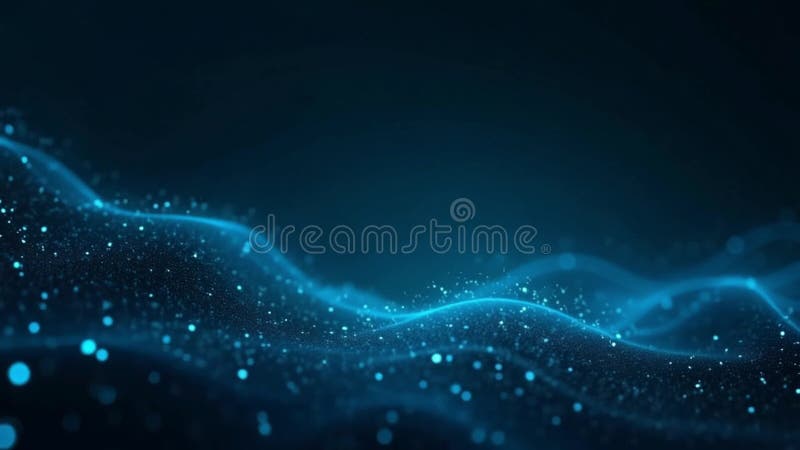 Digital Energy Pulse Moving through Cyber Grid Stock Video - Video of ...