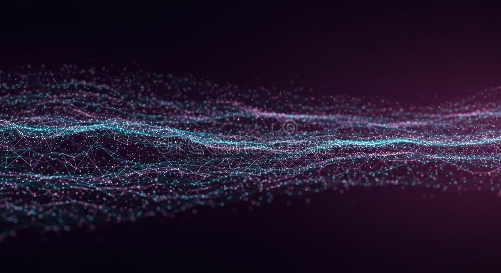 Digital energy wave. stock illustration. Illustration of wave - 375942897