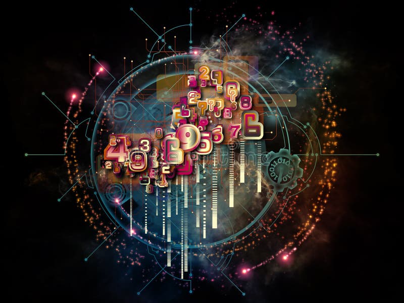 Digital Engine stock illustration. Illustration of digit - 204676256