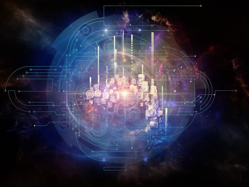 Digital Engine stock illustration. Illustration of symbol - 213849547