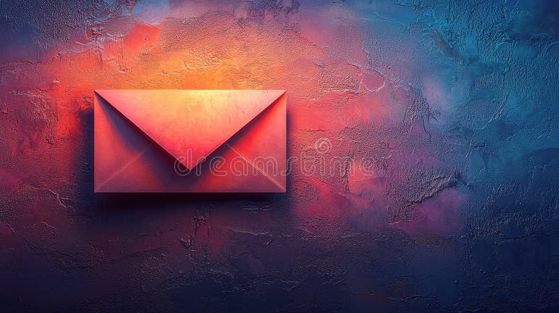 Digital Envelope Concept Abstract Background Graphic Design Modern Art ...
