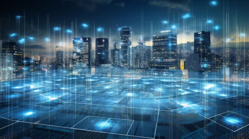 Digital Environment Showcasing Modern Paradigms Stock Illustration ...