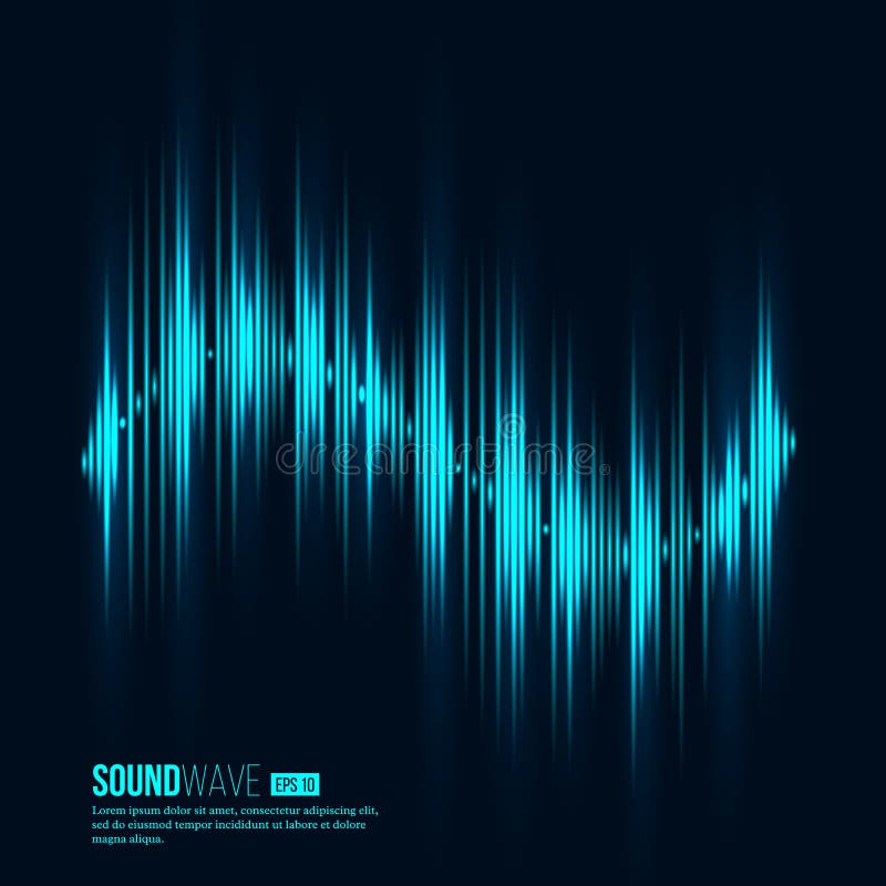 Digital Equalizer. Sound Wave Stock Illustration - Illustration of ...