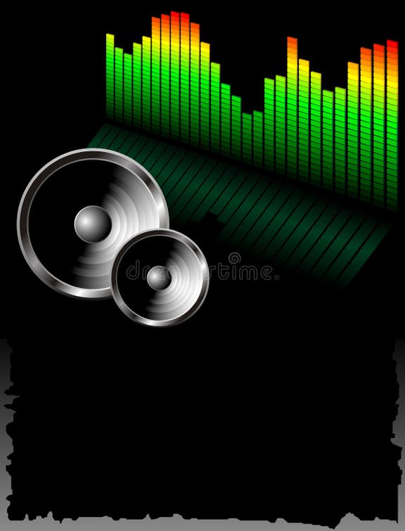 Digital equalizer vector stock vector. Illustration of meter - 11178753