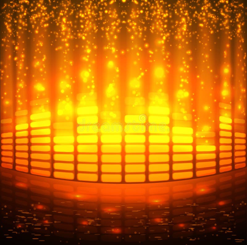 Digital Equalizer. stock vector. Illustration of meter - 39956765